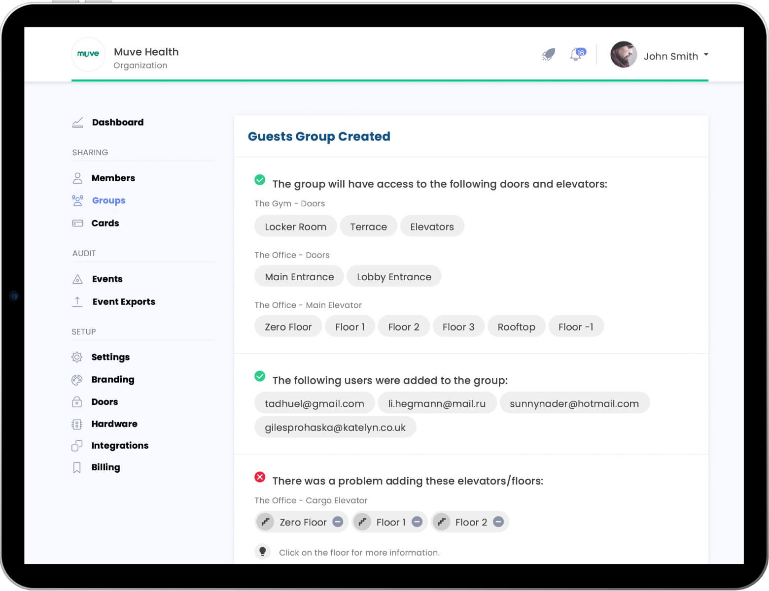 Set Access Restrictions With Kisi